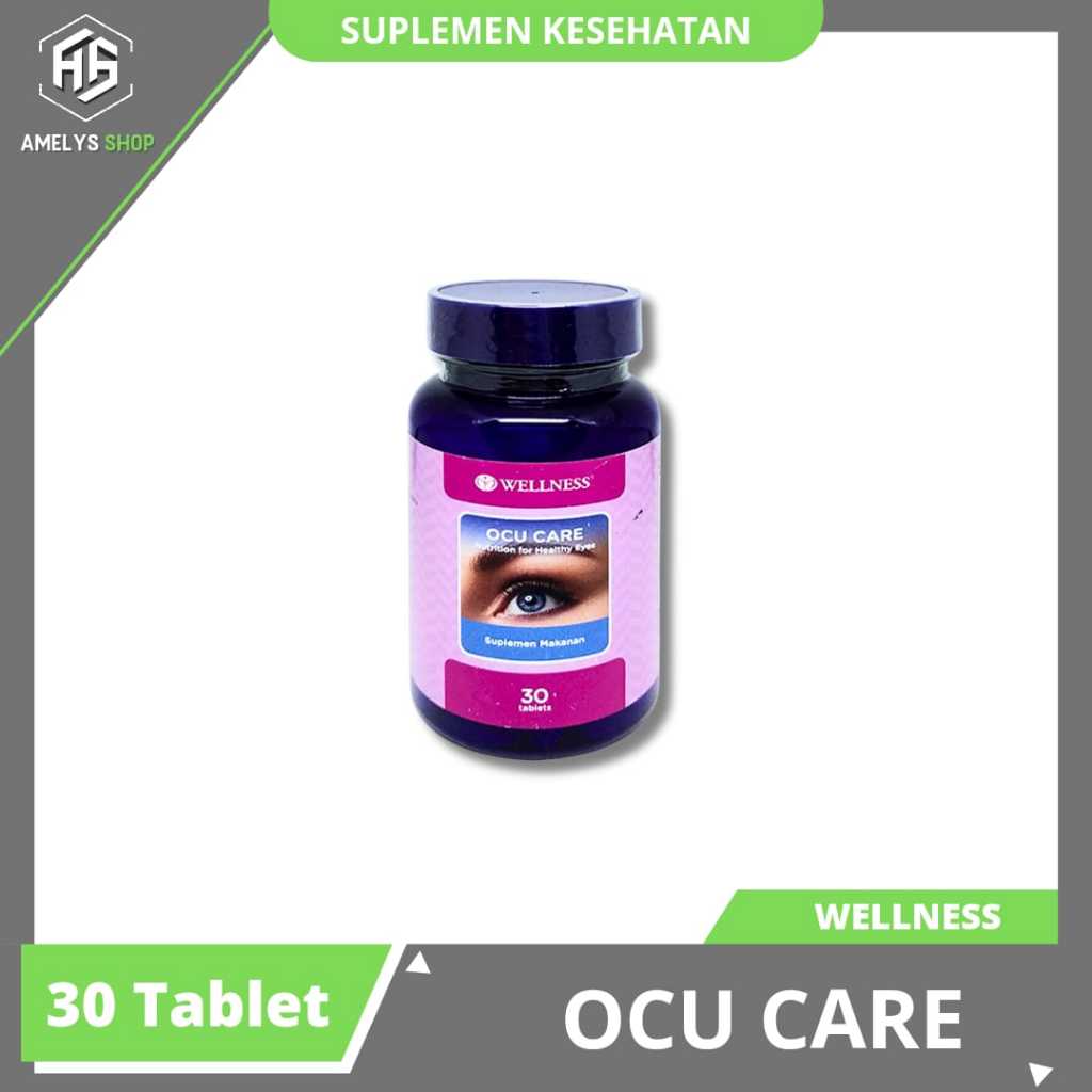Jual Wellness - Ocu Care isi 30 Tablet (Suplemen Untuk Membantu ...