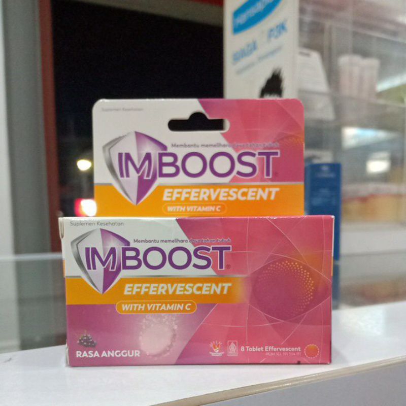 Jual Imboost effervescent rasa anggur isi 8 tablet | Shopee Indonesia