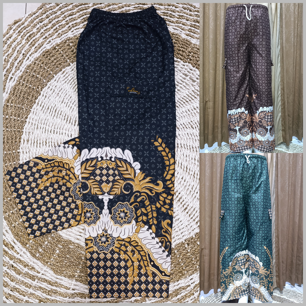 Jual Celana Panjang Batik Boim Jumbo Celana batik Pria dan wanita ...