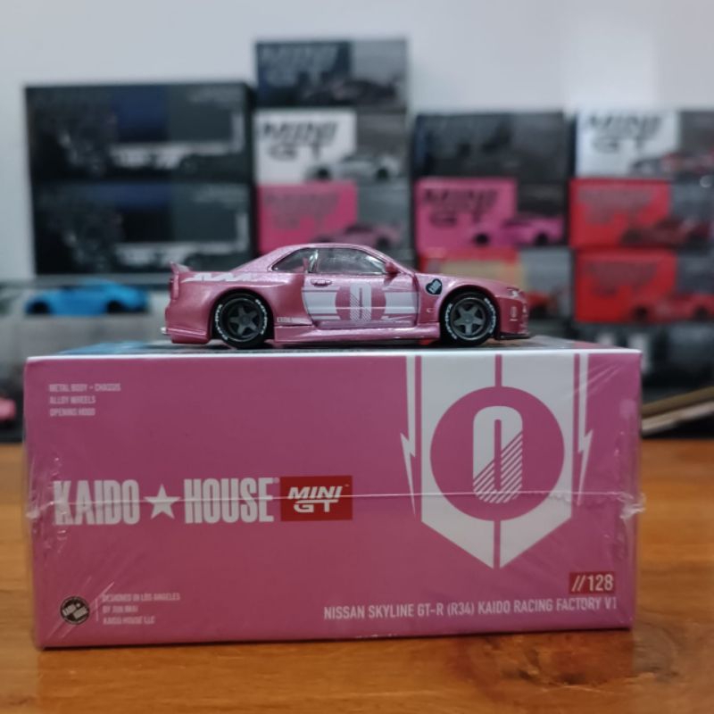 Jual NISSAN SKYLINE GT-R(R34) KAIDO FACTORY RACING V1 PINK (UNSEALD ...