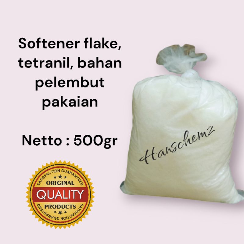 Jual Softener flake/tetranil/bahan pelembut pakaian @500gr | Shopee ...