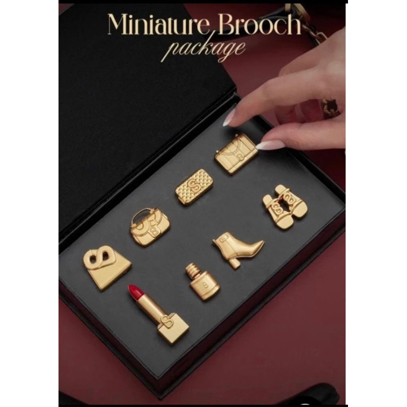Jual NEW Buttonscarves Miniature Brooch (SATUAN) | Shopee Indonesia