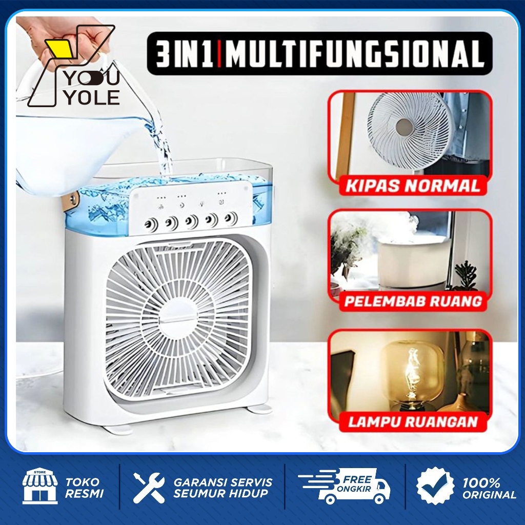 Jual Kipas Angin Penyejuk Ruangan Spray UAP - Pendingin Ruang Mini Air ...