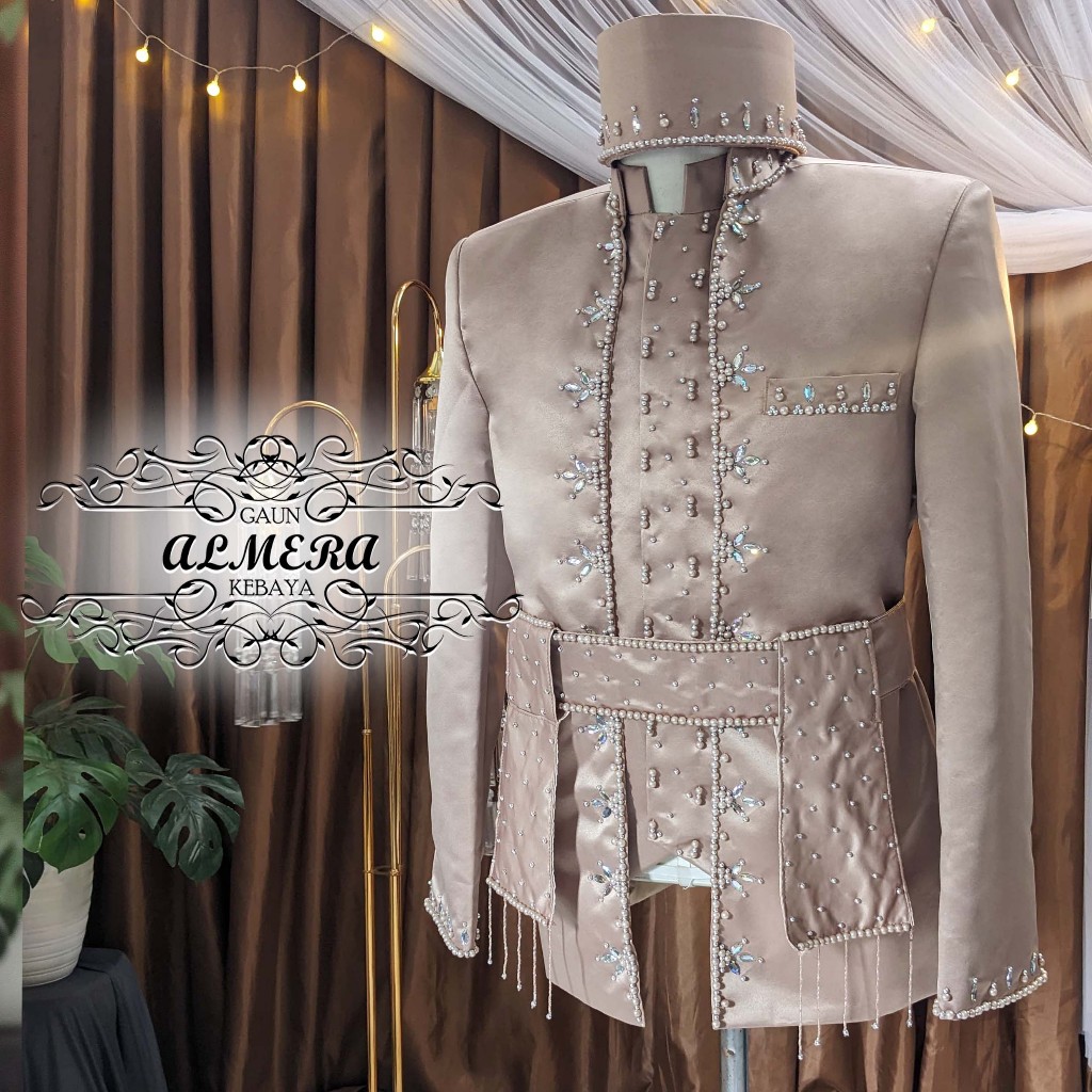 Jual Beskap Pengantin Pria Jawa / Sunda Lengkap dengan Boro-boro Basofi ...