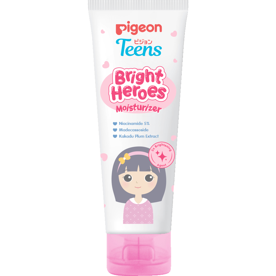 Jual Pigeon Teens Bright Heroes Moisturizer 20ml dan 50ml untuk Remaja ...