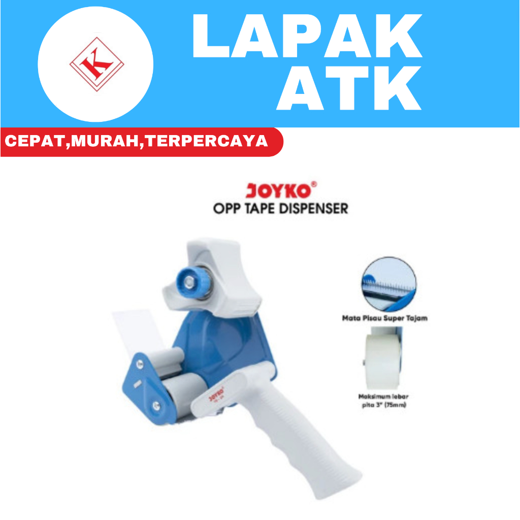 Jual TEMPAT LAKBAN GAGANG JOYKO / Dispenser tape Lakban JOYKO TD-2H ...