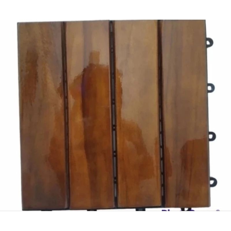 Jual Lantai kayu motif lurus bongkar pasang - Decking Tile 30x30cm ...