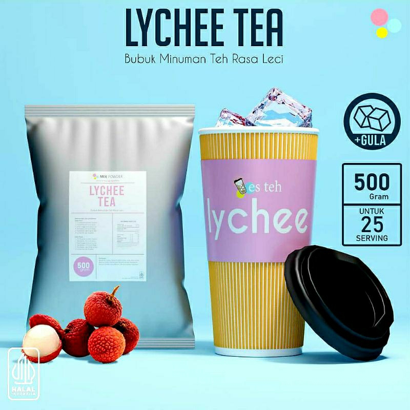 Jual le amor minuman bubuk teh leci Lychee tea 500gr | Shopee Indonesia