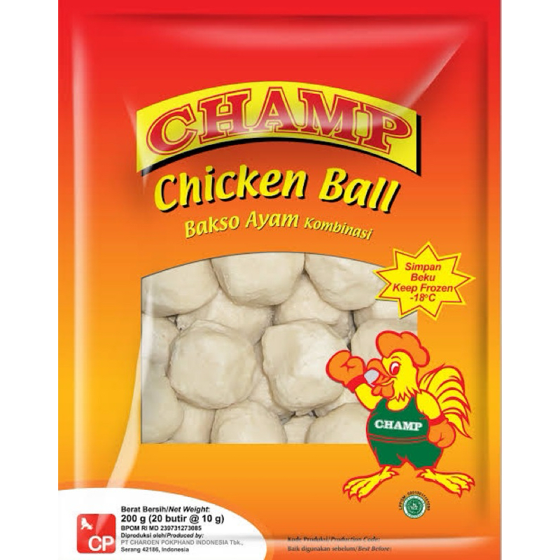 Jual CHAMP Bakso Ayam 500gr | Shopee Indonesia