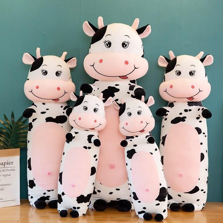 Jual Super Surprise Boneka guling sapi ukuran 8cm bahan yelvo sangat ...