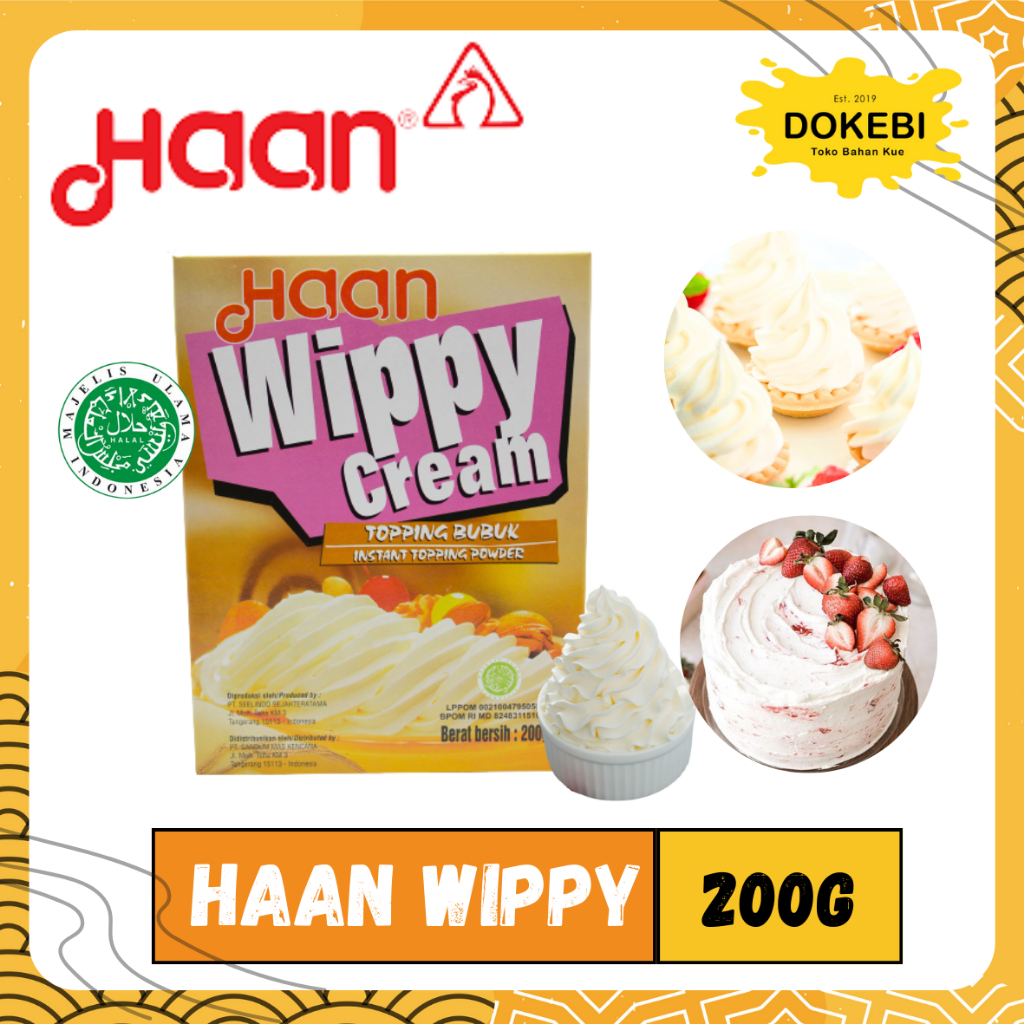 Jual WIPPY CREAM HAAN 200 Gr - WHIPPED CREAM WHIPPY CREAM - INSTANT ...