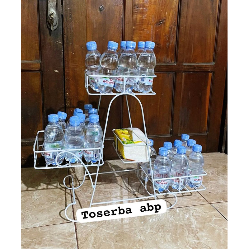 Jual rak tisu / tempat minuman / rak tempat minum / standing pot murah ...