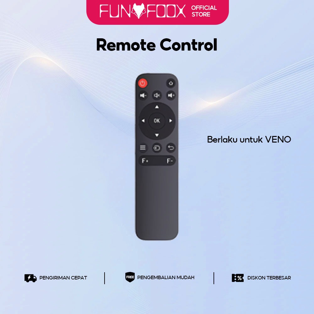 Jual FUNFOOX Remote proyektor serbaguna cocok untuk VENO dan Bluetooth TV 2.4G | Shopee Indonesia
