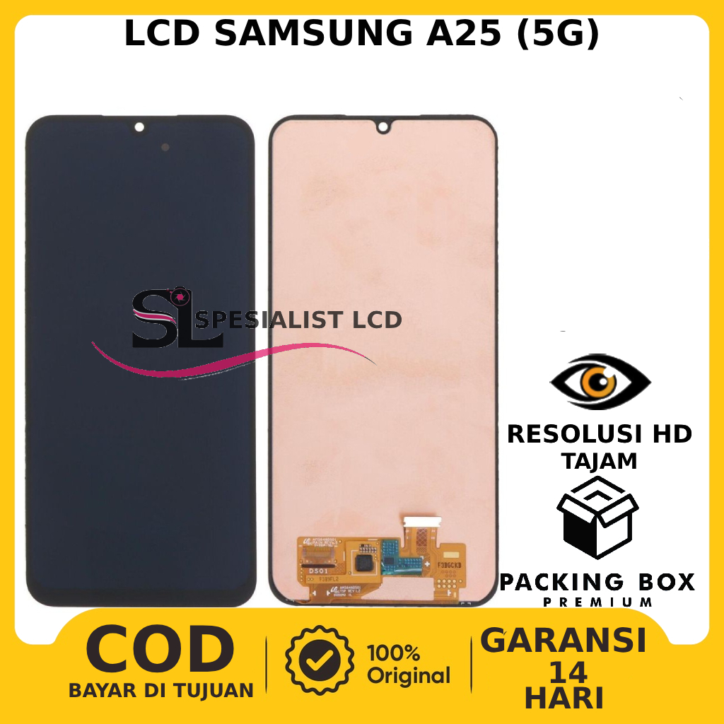 Jual LCD TOUCHSCREEN SAMSUNG A25 (5G) ORIGINAL GARANSI FULLSET FREE ...