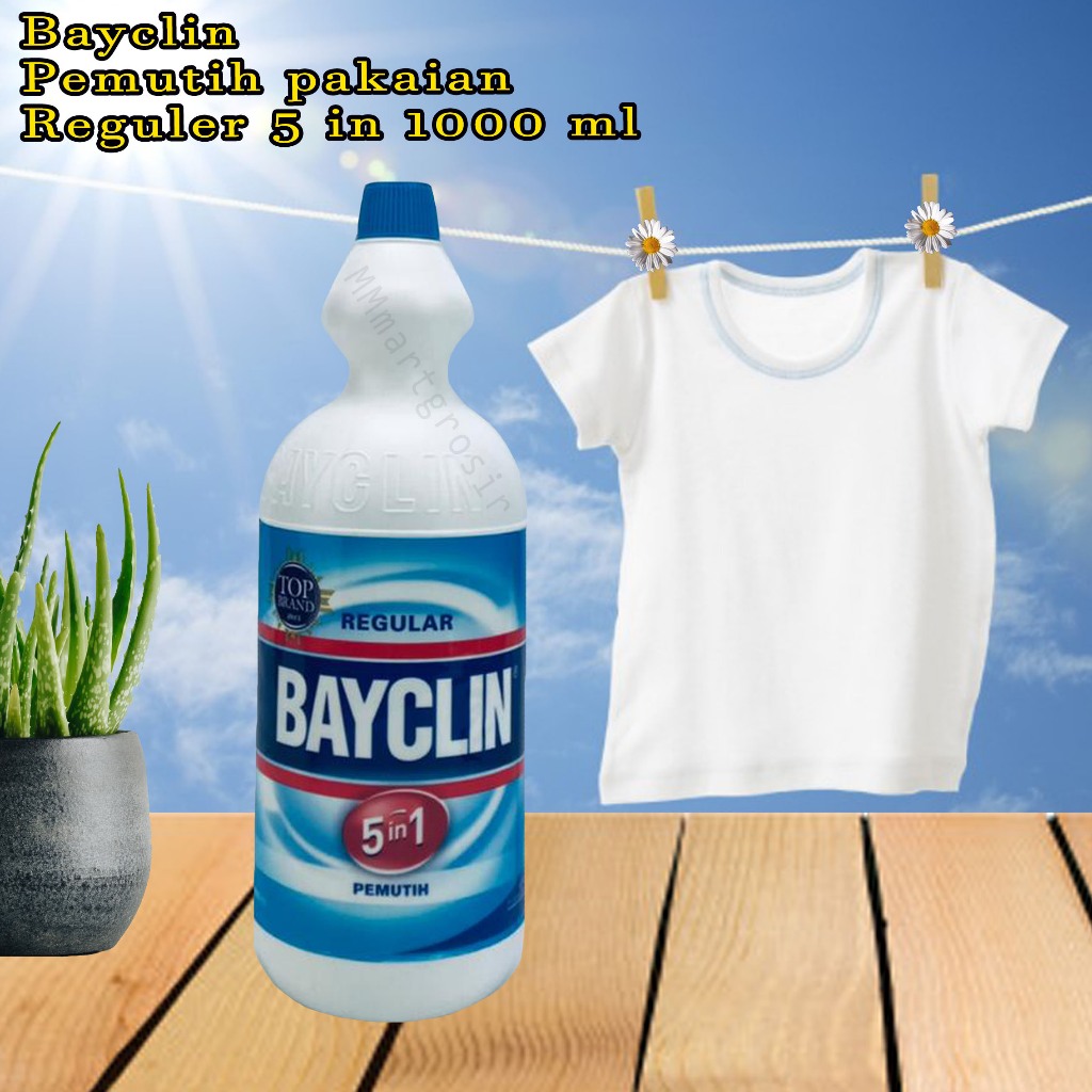 Jual Promo Bayclin 1000 ml Pemutih Pakaian Bleaching kemasan 1 Liter ...