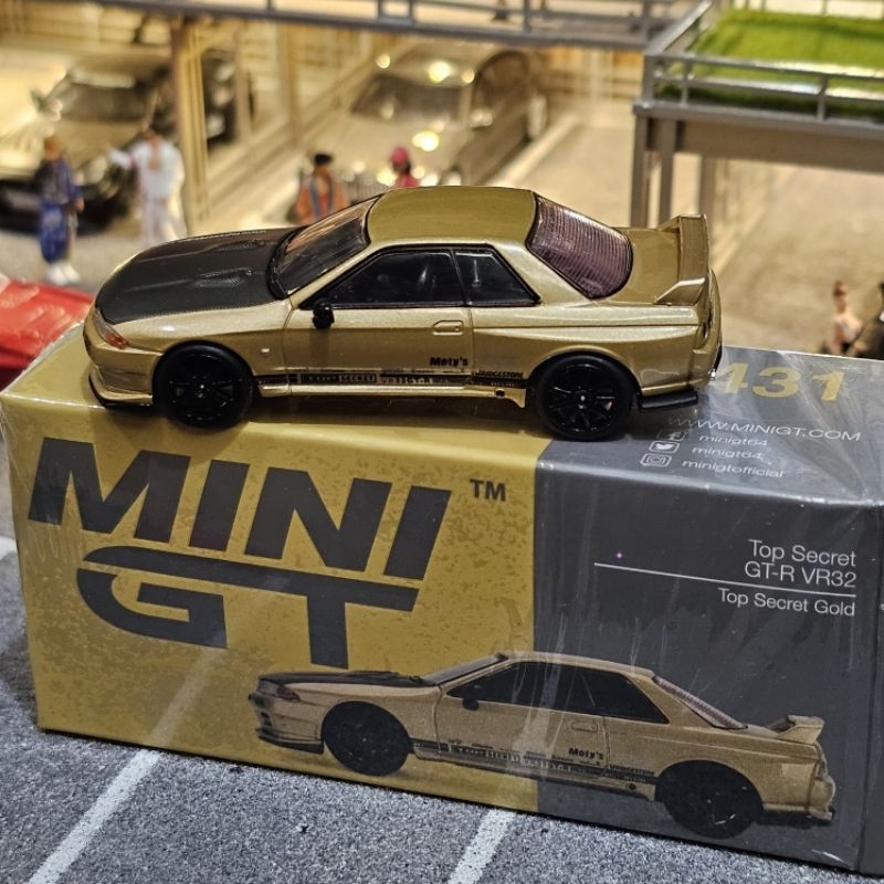 Jual mini gt nissan skyline GTR R32 VR32 Top Secret Gold 676 r34 431 inno r35 | Shopee Indonesia