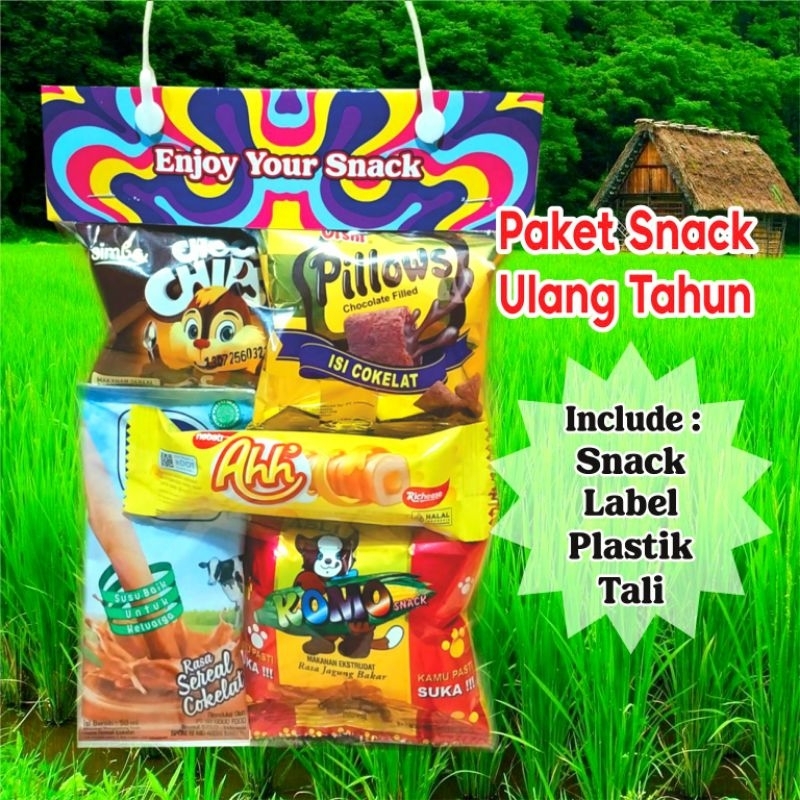 Jual PAKET SNACK ULANG TAHUN ANAK / BINGKISAN ULTAH / PARCEL ULTAH ANAK ...