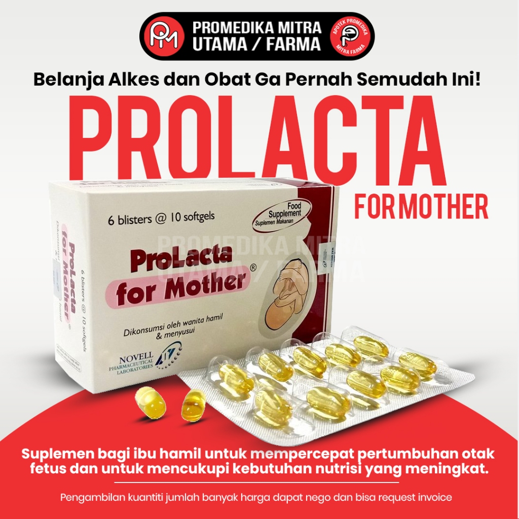 Jual Prolacta DHA For Mother / Strip 10 Kapsul / Multivitamin DHA ...