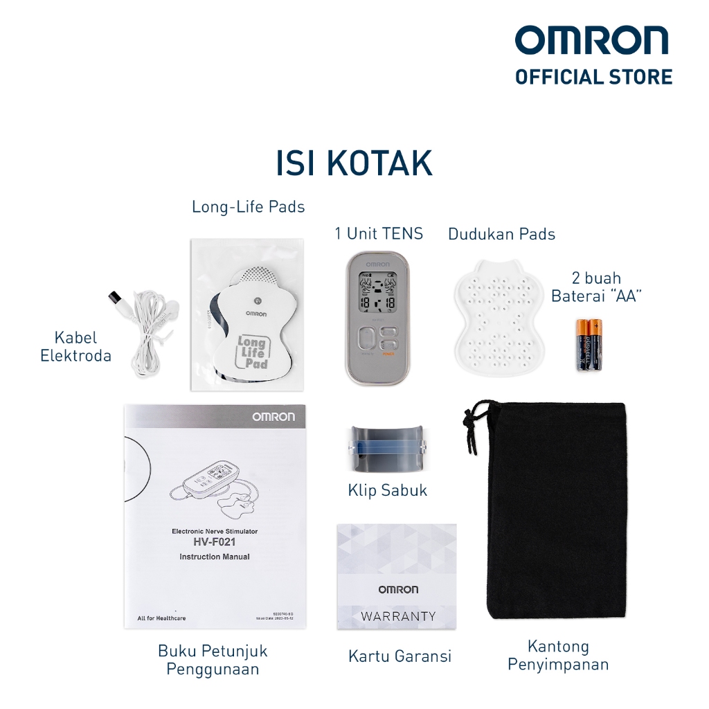 Jual Omron Alat Pijat Elektronik HV-F021 Pulse Massager | Shopee Indonesia