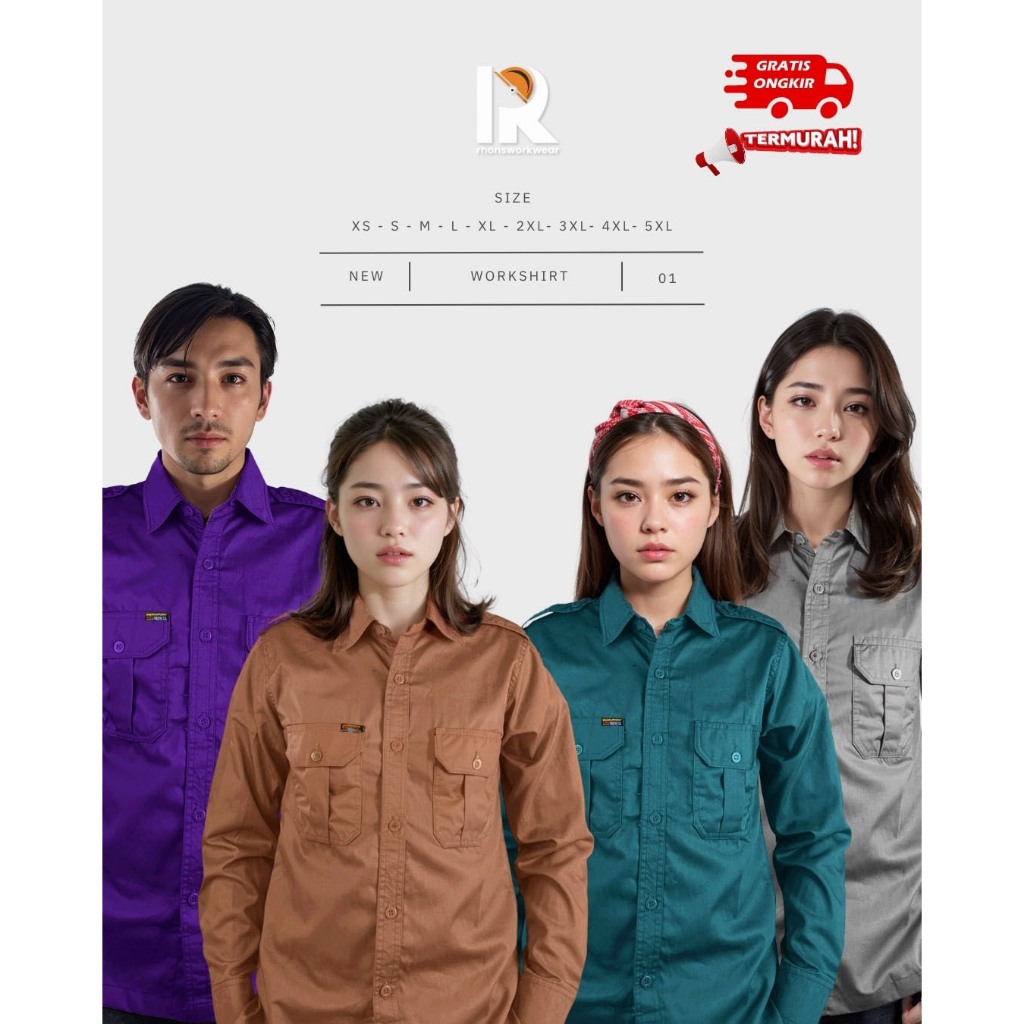 Jual BAJU PDL/ PDH POLOS, Lapangan/ Outdoor/ Operator/ Mekanik, Kemeja ...