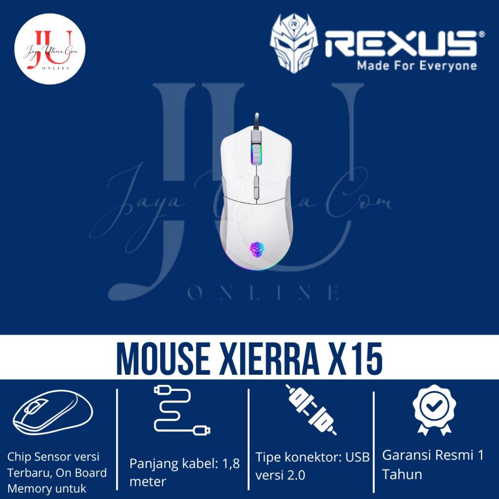 Jual Rexus Mouse Gaming Xierra X15 Original | Shopee Indonesia