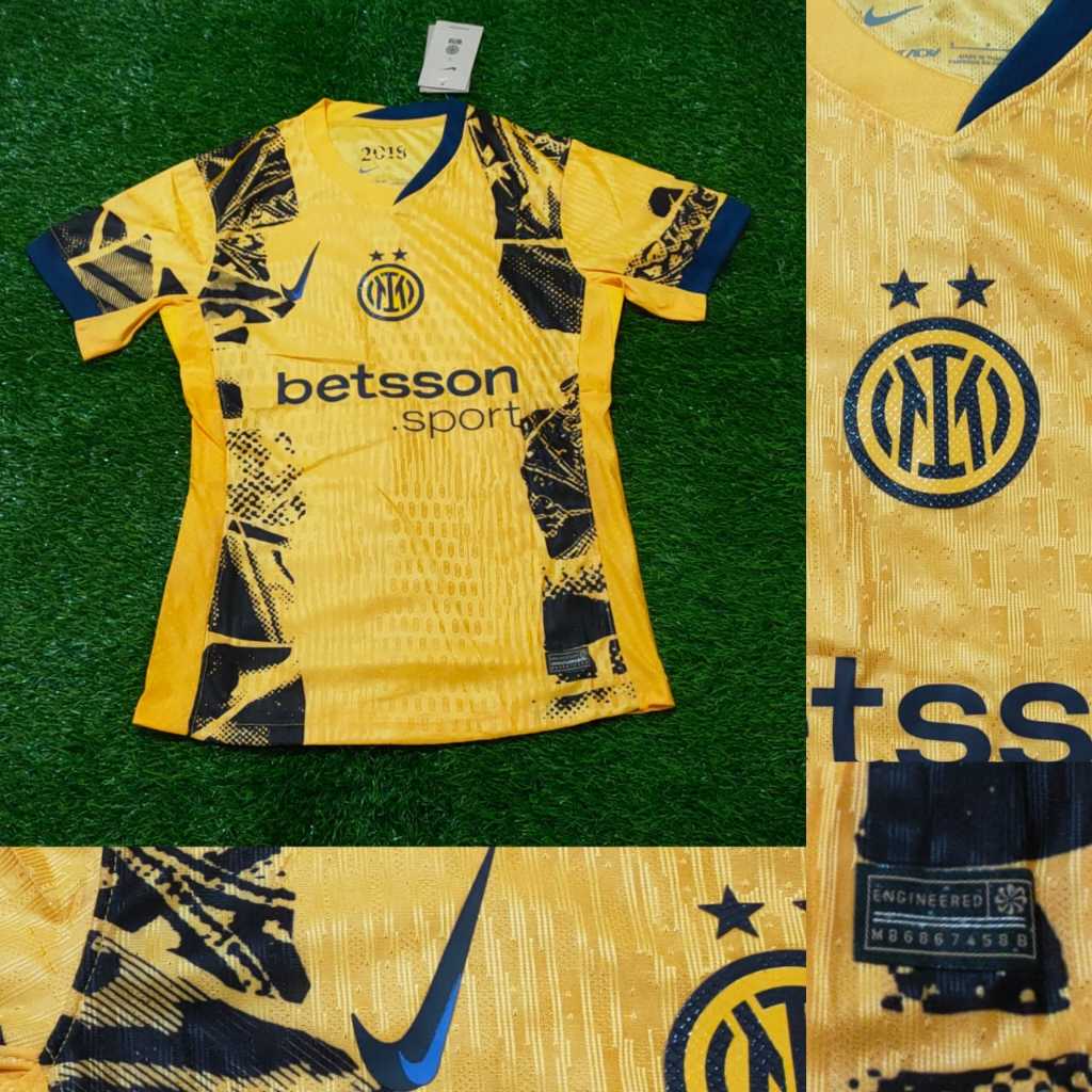 Jual JERSEY BOLA INTER THIRD 3RD PLAYER ISSUE 2024/2025 GRADE ORI TOP ...