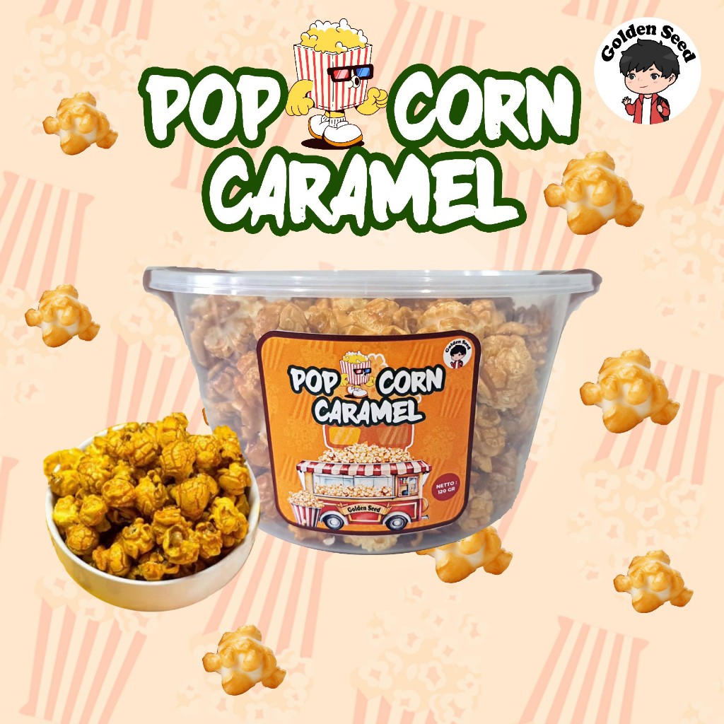 Jual GOLDENSEED POPCORN GOURMET CARAMEL / POPCORN CARAMEL / POPCORN ...