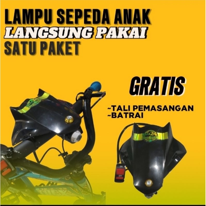 Jual LAMPU SEPEDA ANAK BILED MINI | Shopee Indonesia