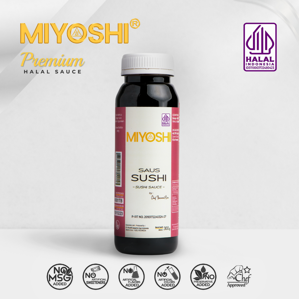 Jual Miyoshi Saus Jepang Sushi Sauce 300g - Tanpa penguat rasa tambahan ...