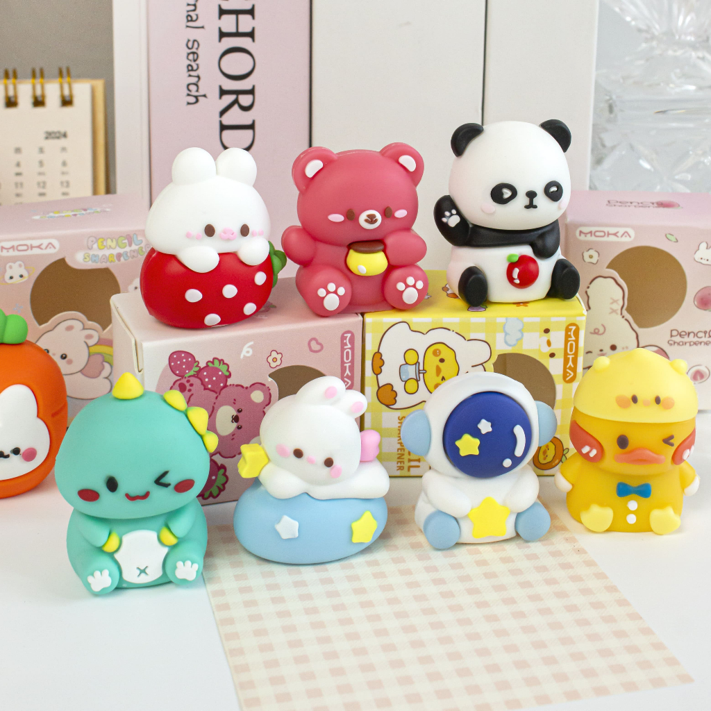 Jual AWC RAUTAN KARAKTER BONEKA LUCU + BOX / PENGSERUT MOTIF BONEKA ...