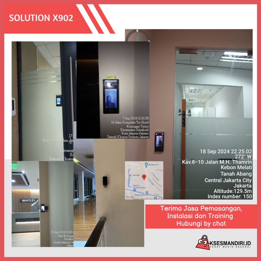 Jual Fingerprint Mesin Absensi dan Access Door Solution X902 | Shopee ...