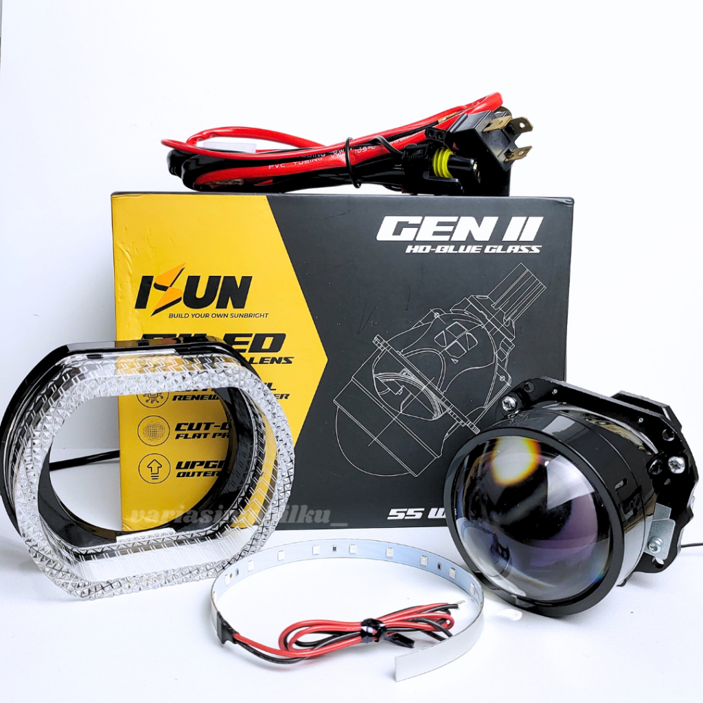 Jual [VRM] PAKET BILED ISUN GEN-2 Menggunakan Shroud 5D I8-WRGB App ...
