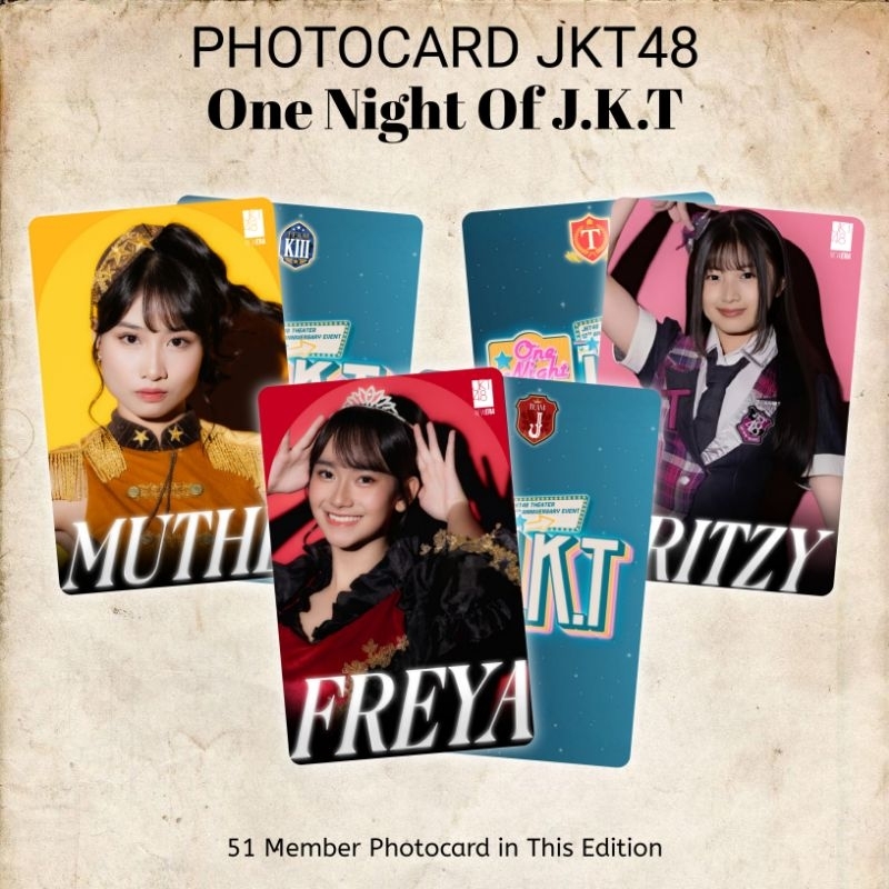 Jual PC Photocard JKT48 One Night of J.K.T Unofficial/Fanmade | Shopee Indonesia