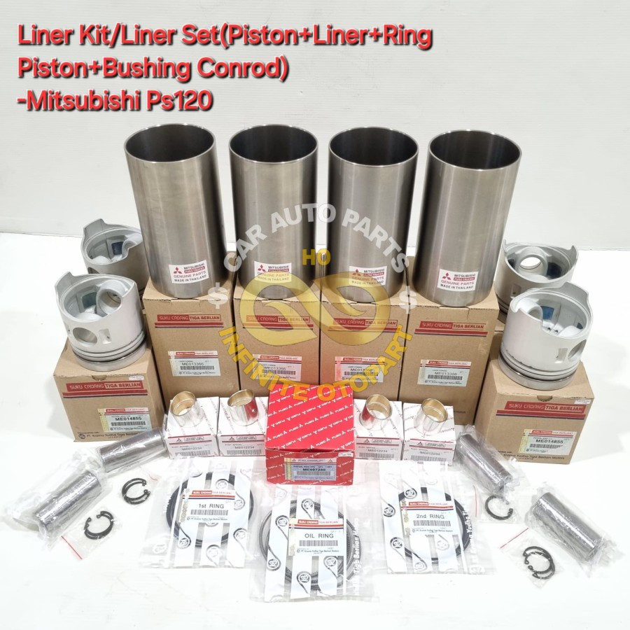 Jual LINER KIT SET BORING KOMPLIT PS120 4D34 | Shopee Indonesia