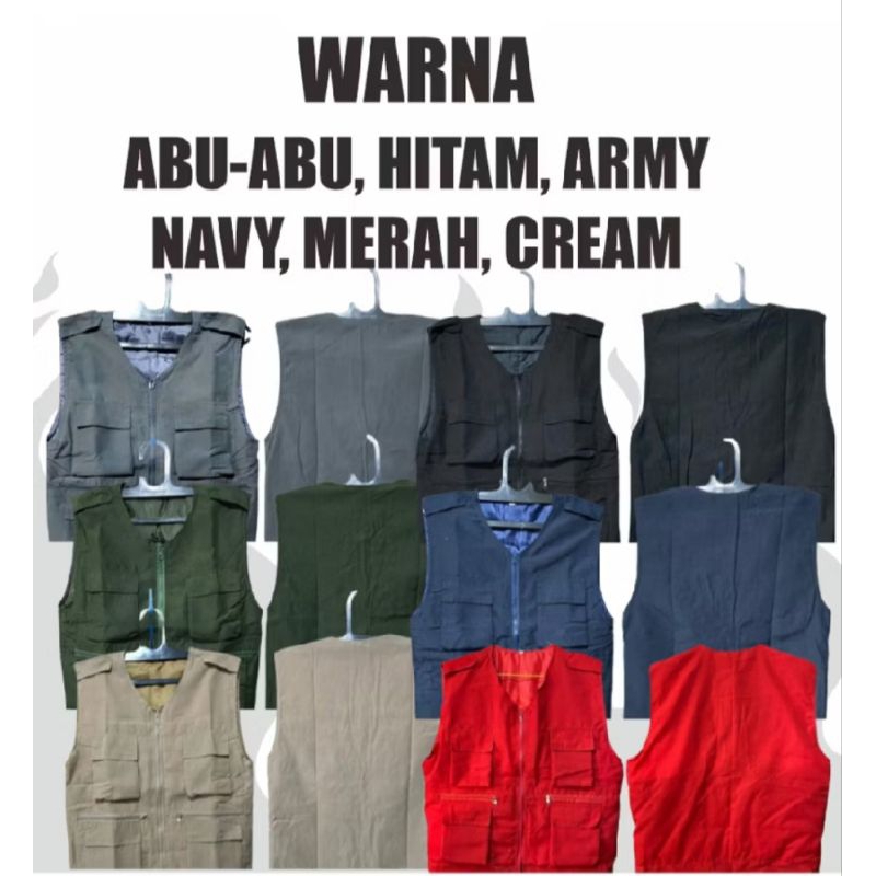 Jual Rompi Tactical / Rompi King / Rompi multipungsi / Rompi lapangan ...