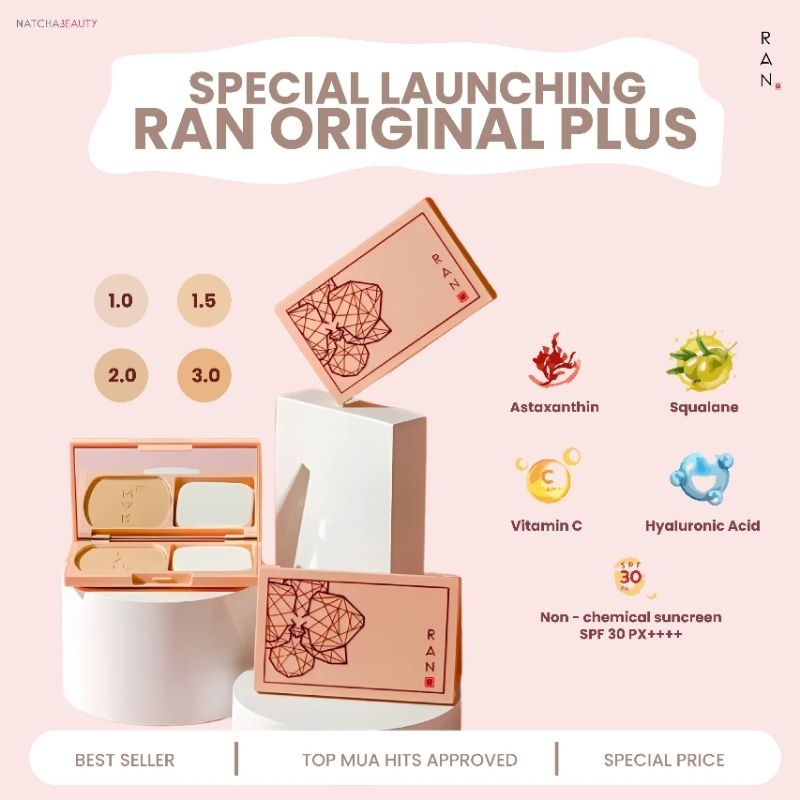 Jual RAN ORIGINAL PLUS POWDER BY POM VINIJ PREMIUM WATERPROOF | Shopee ...