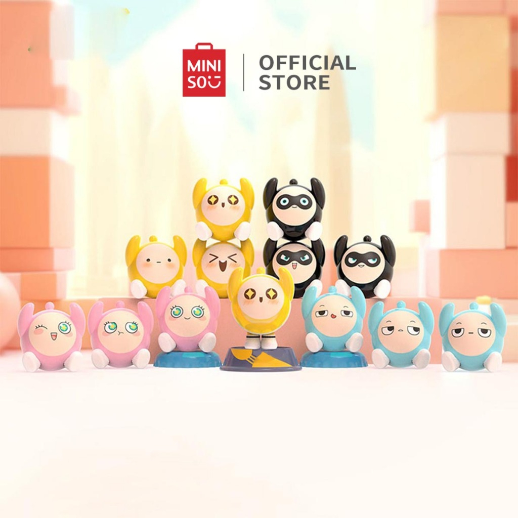 Jual MINISO TOY - Miniso x Eggyparty Kotak Buta Blind Box Angkat Aku Tinggi Versi Eggyparty ...