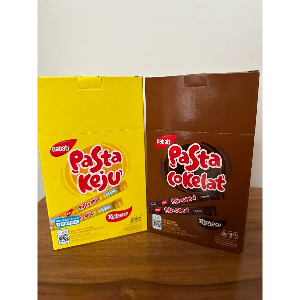 Jual NABATI PASTA RICHEESE RICHOCO PASTA COKELAT PASTA KEJU 30PCSX6G ...