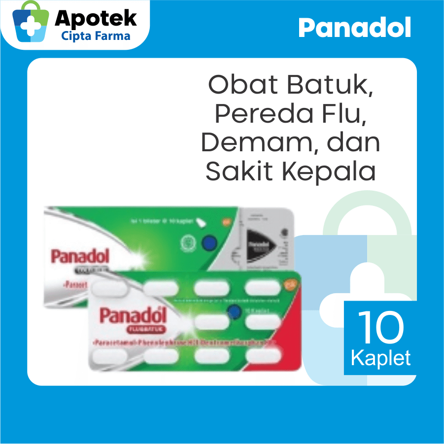 Jual Panadol Flu dan Batuk Panadol Hijau Paracetamol Parasetamol Obat ...