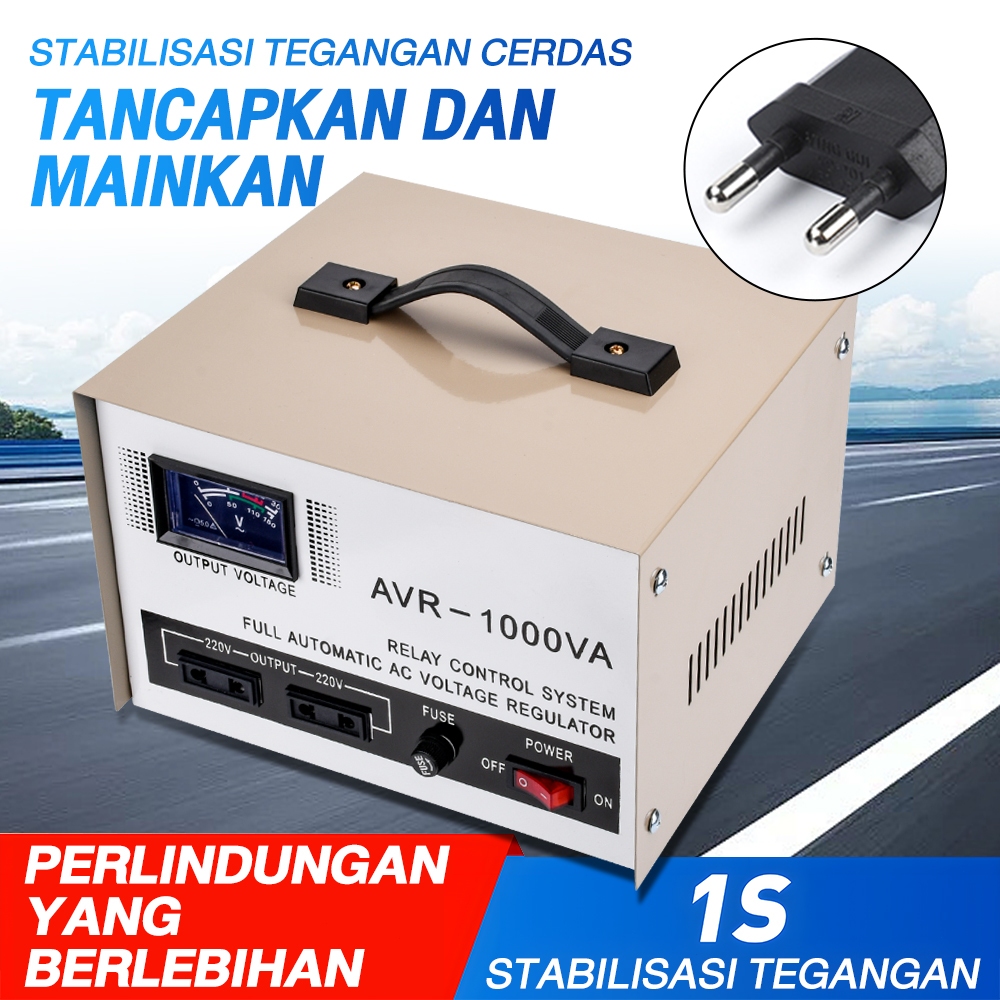 Jual Penstabil Tegangan 220V 1000W Kompatibel Universal untuk Komputer ...