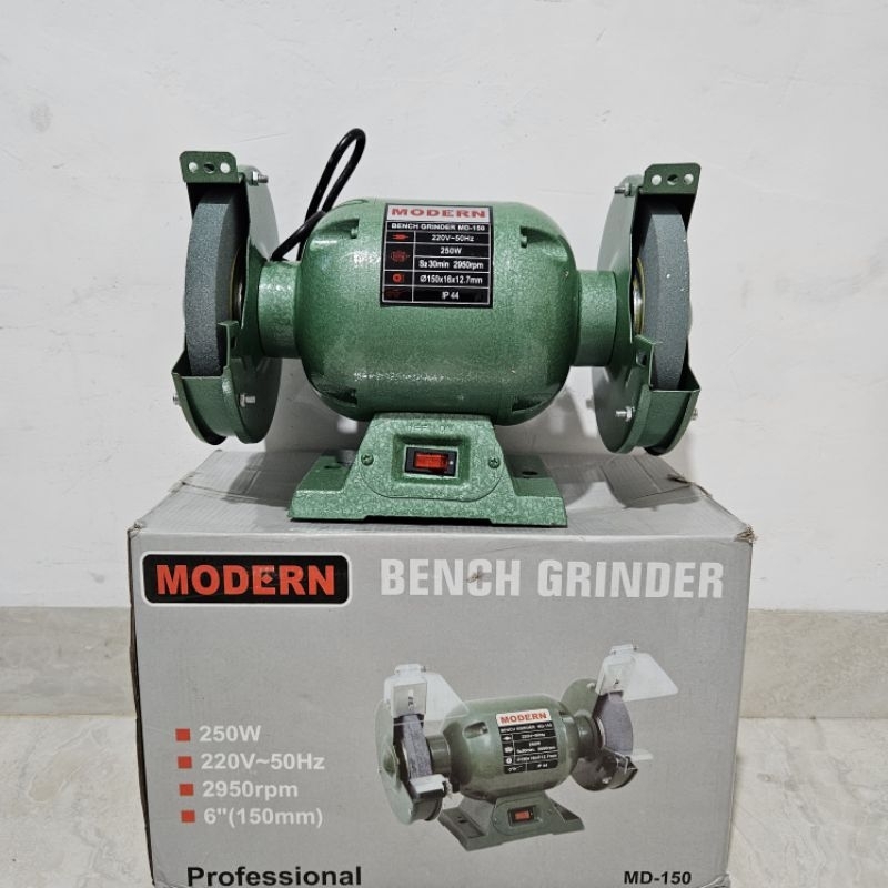 Jual Mesin Gerinda Duduk MODERN MD-150 Bench Grinder 6" Putra Inti ...