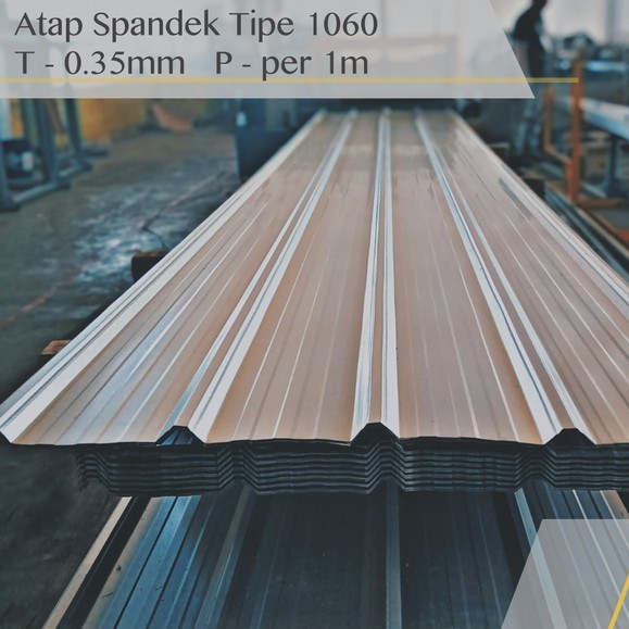 Jual Atap Spandek 0.35 mm x 3 mtr Galvalum Zincalum SUPRADEK Type 1060 ...