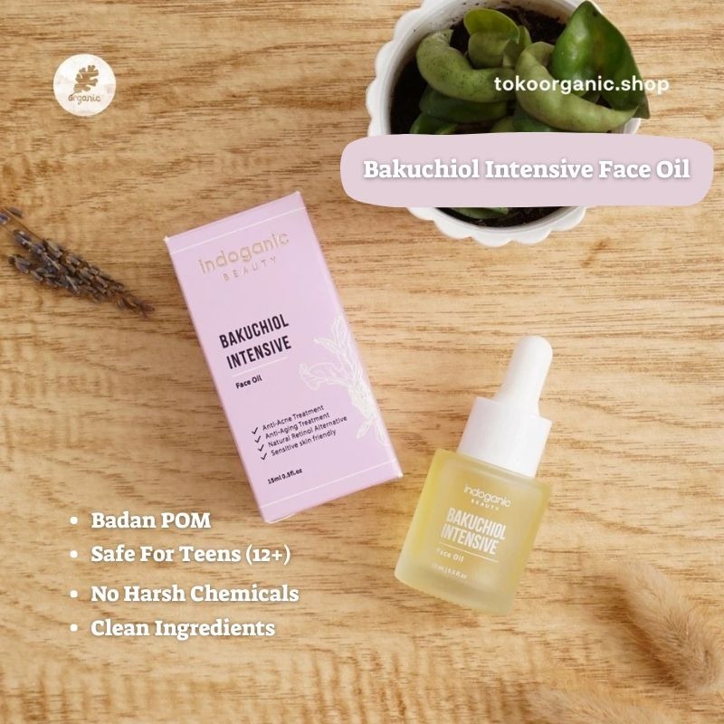 Jual Indoganic - Bakuchiol Intensive Face Oil Untuk Semua Jenis Kulit ...
