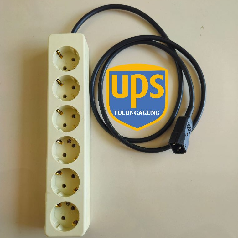 Jual Kabel C14 output UPS terminal 6 lubang grounding | Shopee Indonesia
