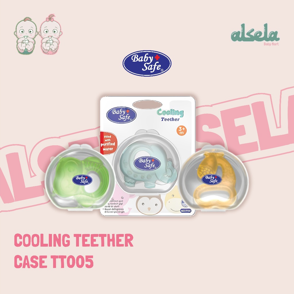 Jual Baby Safe Cooling Teether with Case with Purified Water TT005 ...