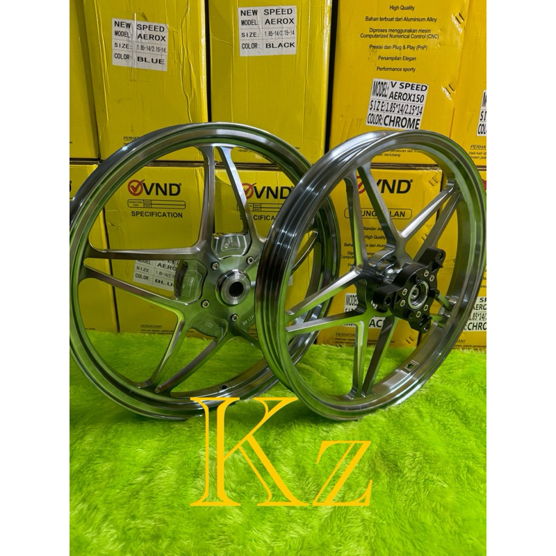 Jual VND VELG V SPEED V2 R17 FOR AEROX OLD/NEW UK 1.60X17/1.85X17 V SPEED V2 RING 17 AEROX OLD ...