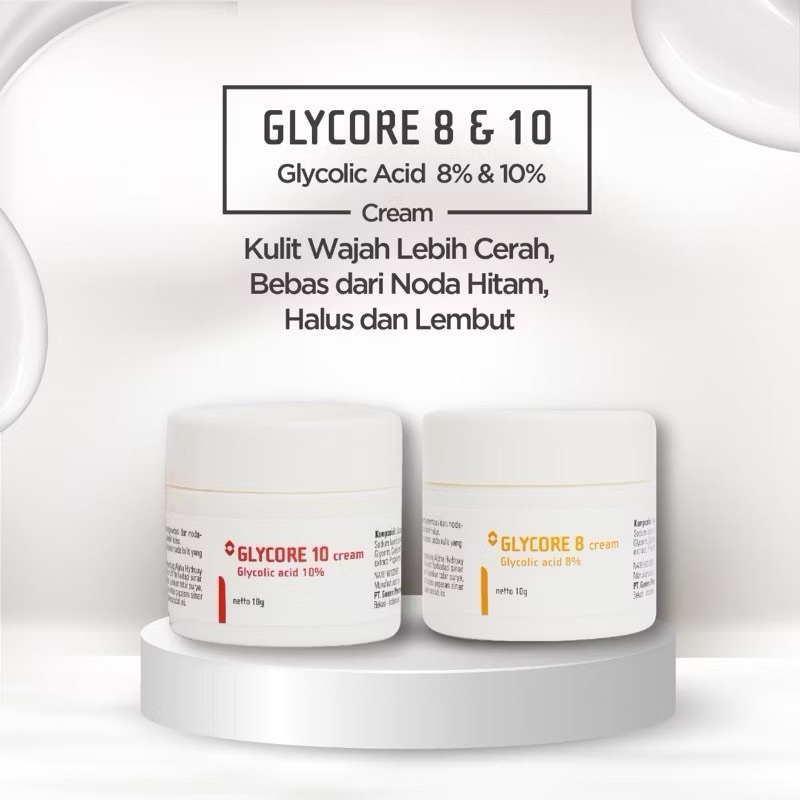 Jual Glycore Cream 10% Krim Mencerahkan Kulit / Menghilangkan Noda ...