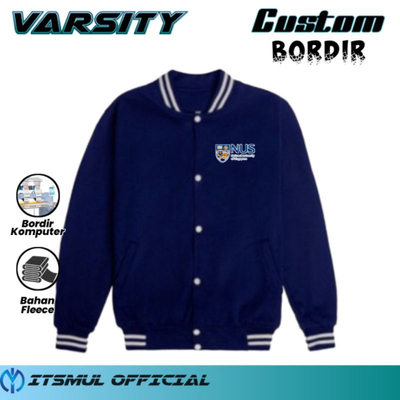 Jual Jaket Varsity NUS National University of Singapore | Shopee Indonesia