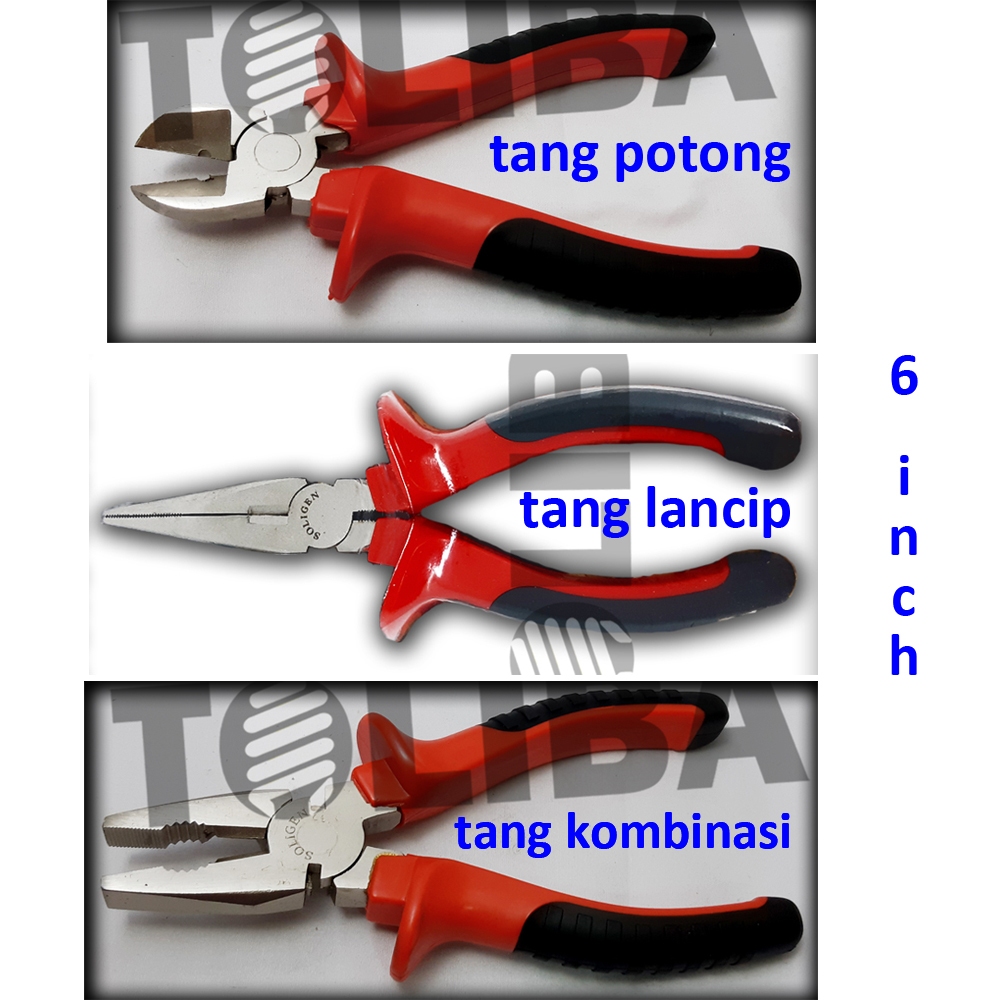 Jual tang potong 6 inch 6in / 160mm / tang potong kawat kabel / tang ...