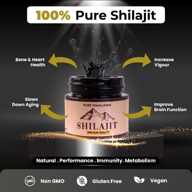 Jual HIGH QUALITY 100%PURE HIMALAYAN SHILAJIT TESTIMONI BANYAK | HERBAL ...